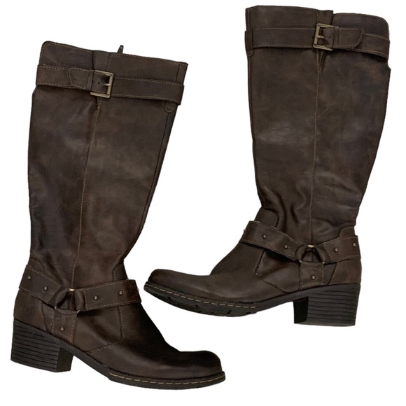Born | Shoes | Born Boc Brown Faux Vegan Leather Equestrian Riding ...